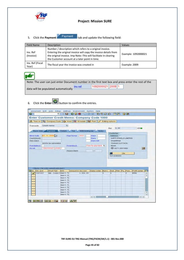 SAP FI AR: End User Guide for Beginners | PDF