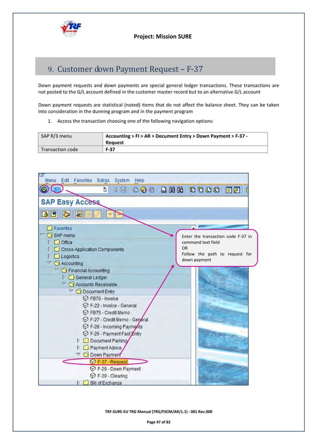 SAP FI AR: End User Guide for Beginners | PDF