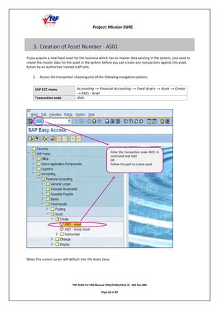 SAP FI Asset Accounting: End User Guide for Beginners | PDF