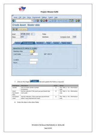 SAP FI Asset Accounting: End User Guide for Beginners | PDF