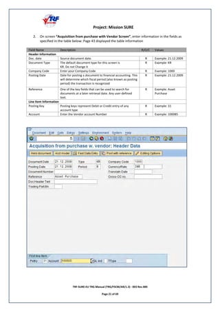 SAP FI Asset Accounting: End User Guide for Beginners | PDF