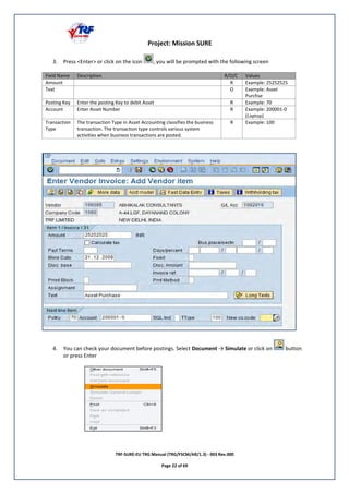 SAP FI Asset Accounting: End User Guide for Beginners | PDF