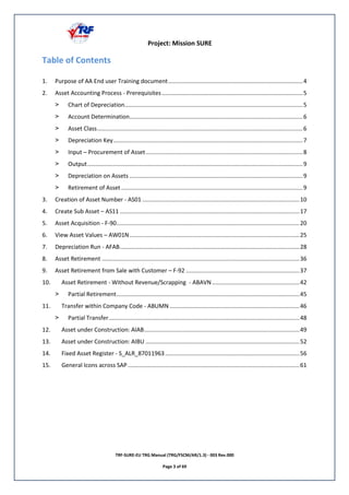 SAP FI Asset Accounting: End User Guide for Beginners | PDF