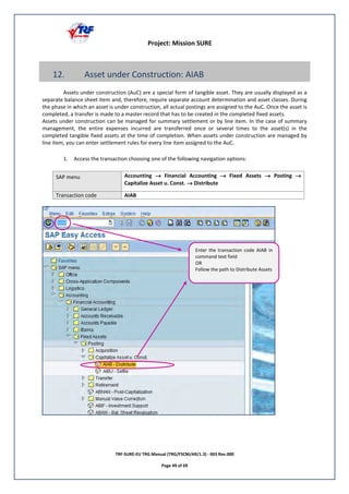 SAP FI Asset Accounting: End User Guide for Beginners | PDF