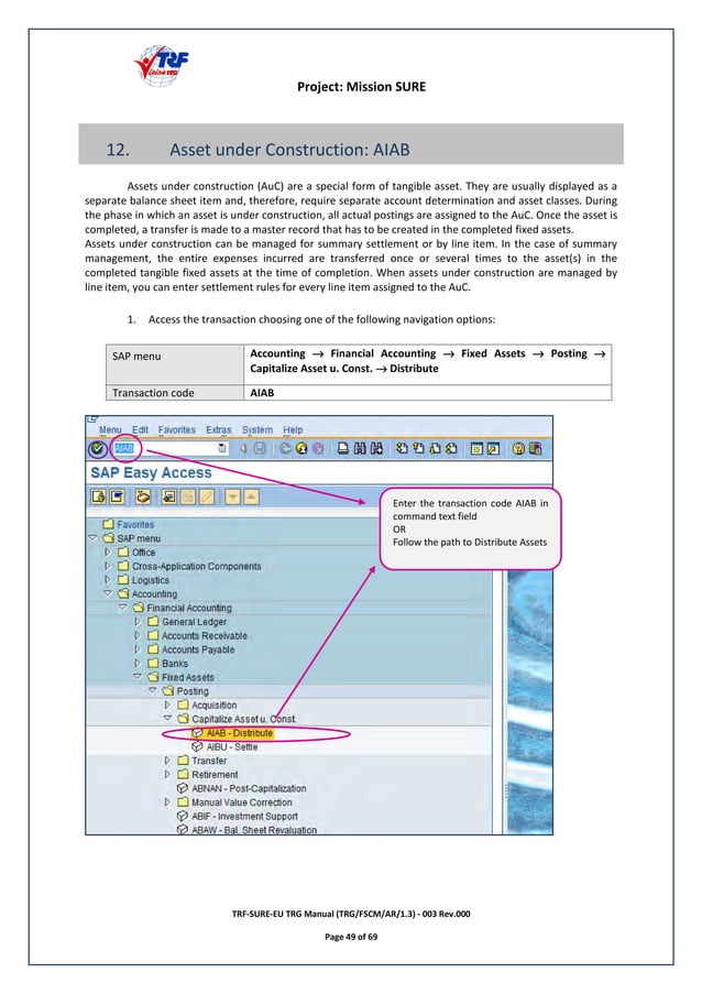 SAP FI Asset Accounting: End User Guide for Beginners | PDF