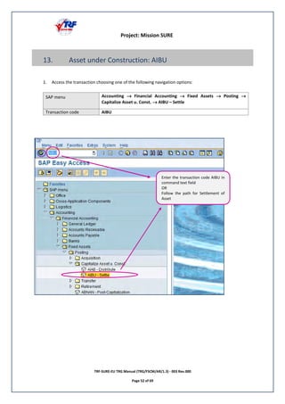 SAP FI Asset Accounting: End User Guide for Beginners | PDF
