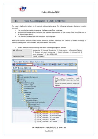 SAP FI Asset Accounting: End User Guide for Beginners | PDF