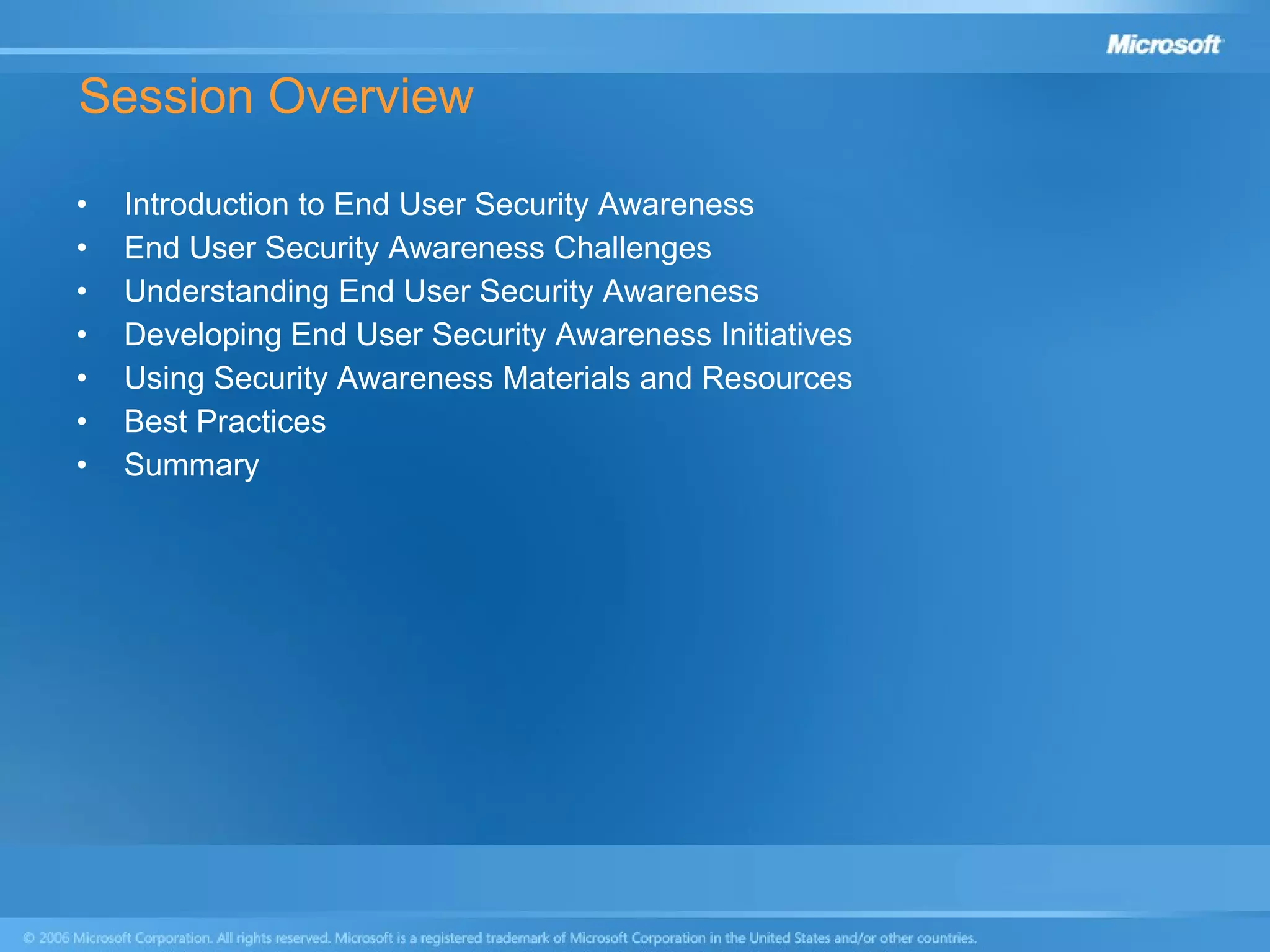 End User Security Awareness Presentation | PPT