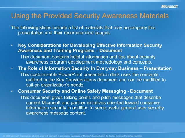 End User Security Awareness Presentation | PPT