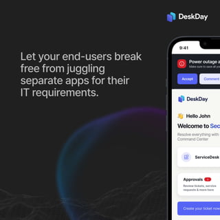 DeskDay End-user application for MSPs | PDF