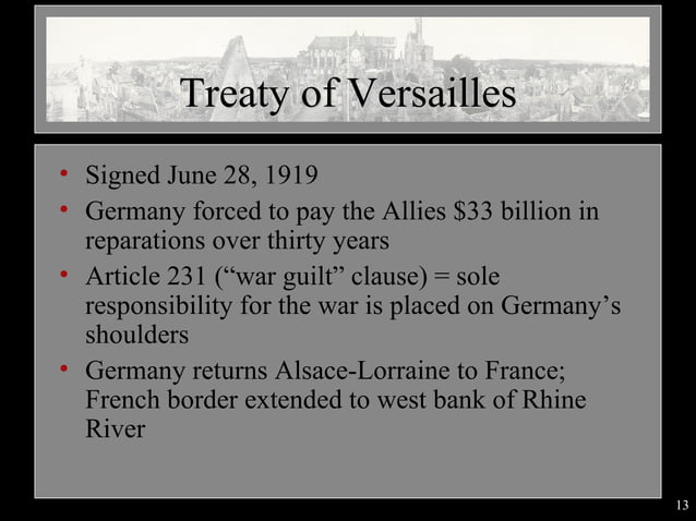 End of WWI- McDowell | PPT