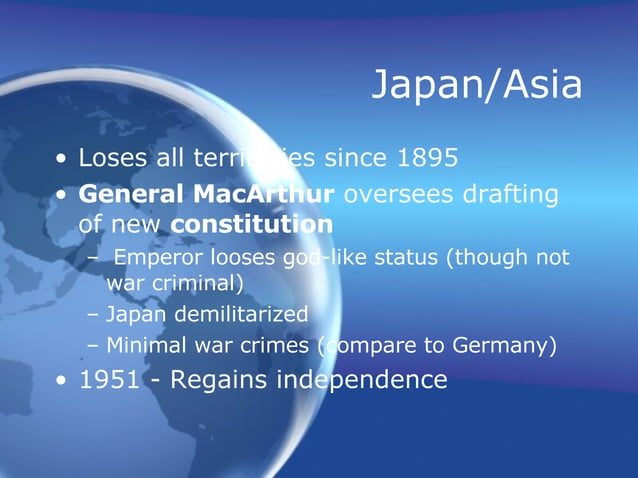End of WWII/Cold War 2008 | PPT