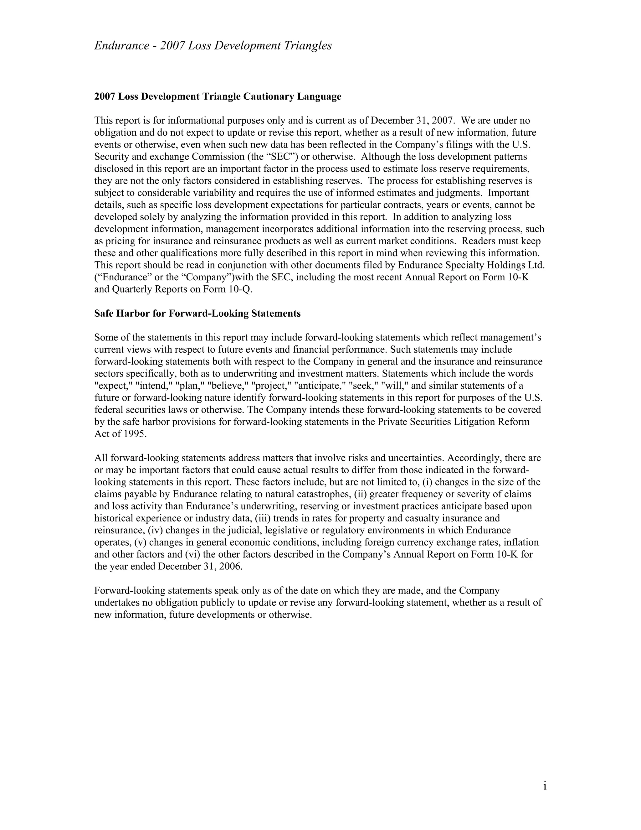 END2007_Loss_Development_Triangles.pdf | Insurance | Personal Finance