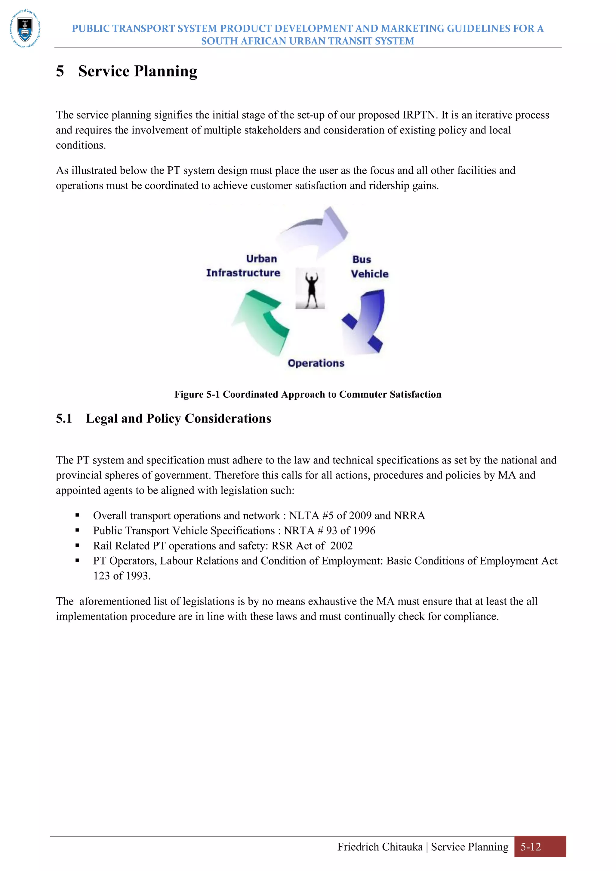 PUBLIC TRANSPORT SYSTEM PRODUCT DEVELOPMENT AND MARKETING GUIDELINES ...