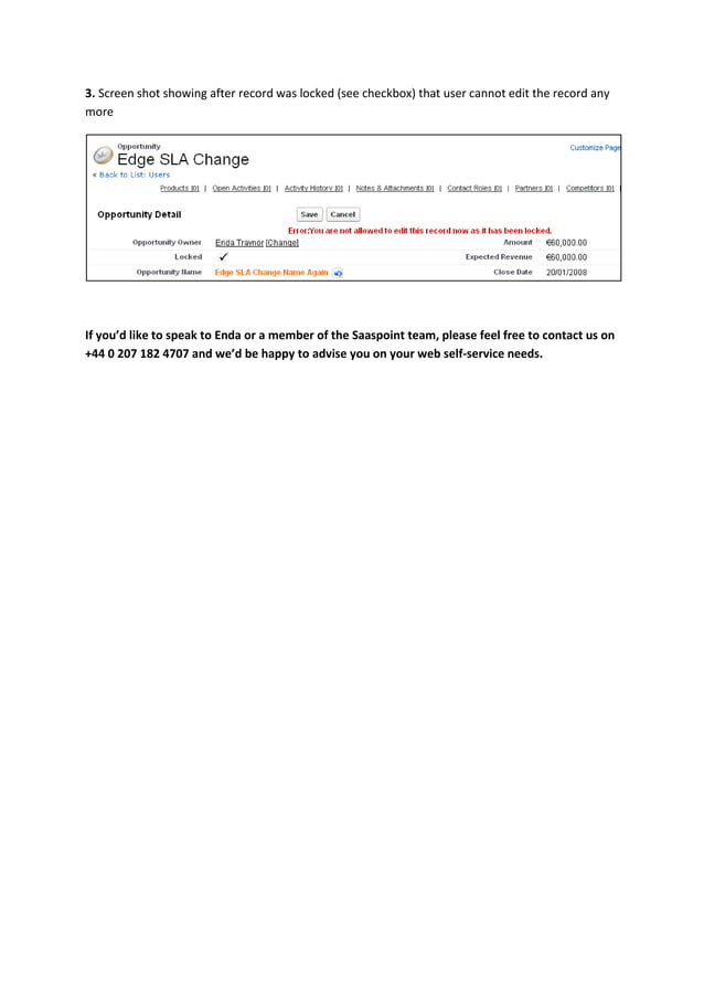 How-to Create a 'Lock' record in Salesforce | PDF
