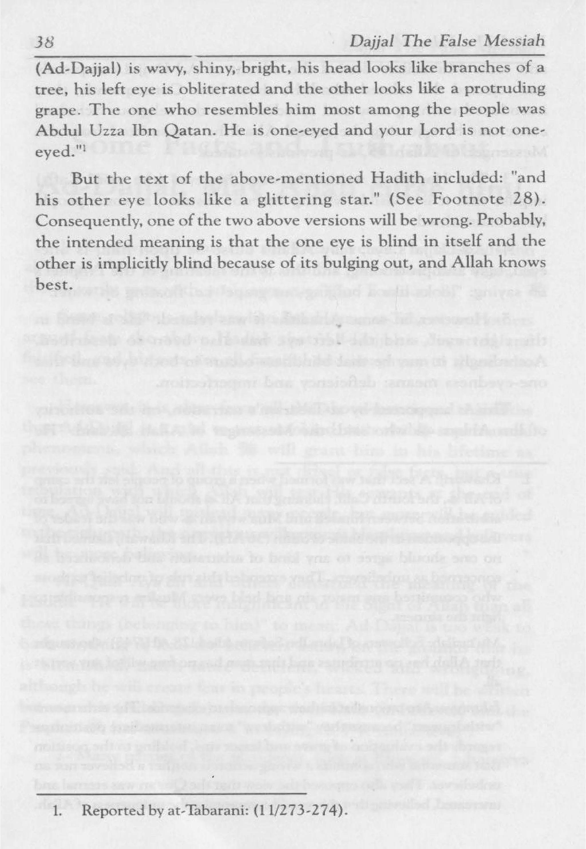 The Dajjal the False Messiah (in ISLAM) | PDF