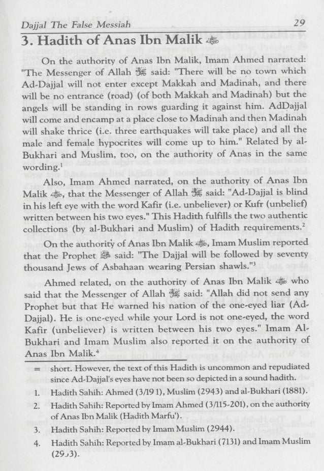 The Dajjal the False Messiah (in ISLAM) | PDF