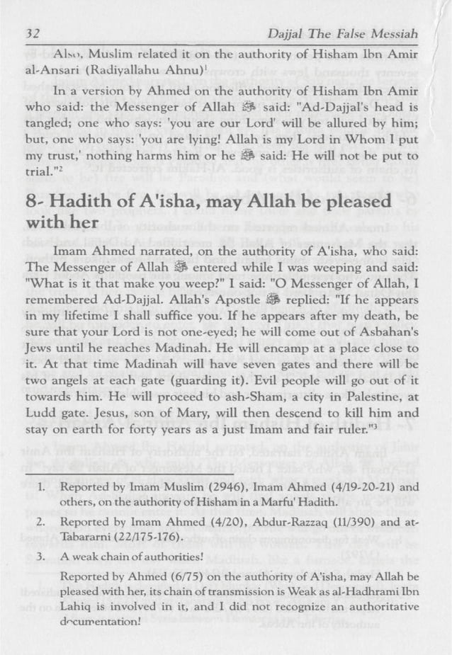 The Dajjal the False Messiah (in ISLAM) | PDF