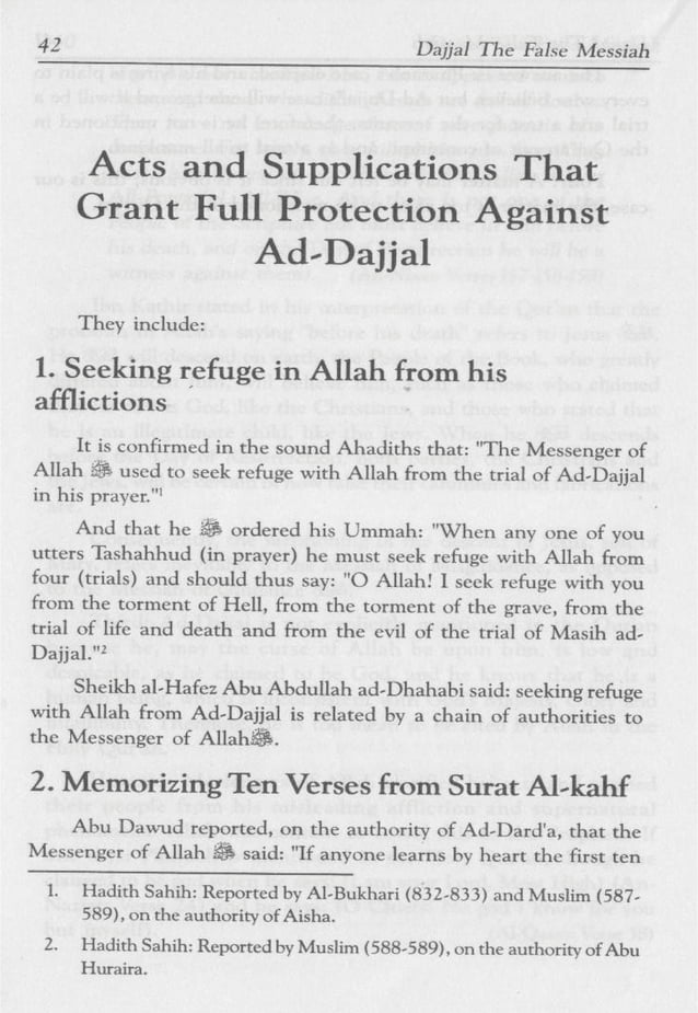 The Dajjal the False Messiah (in ISLAM) | PDF