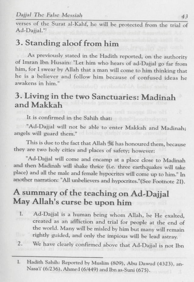 The Dajjal the False Messiah (in ISLAM) | PDF