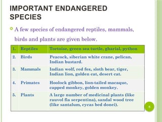 Endangered and Endemic Species of India.pptx