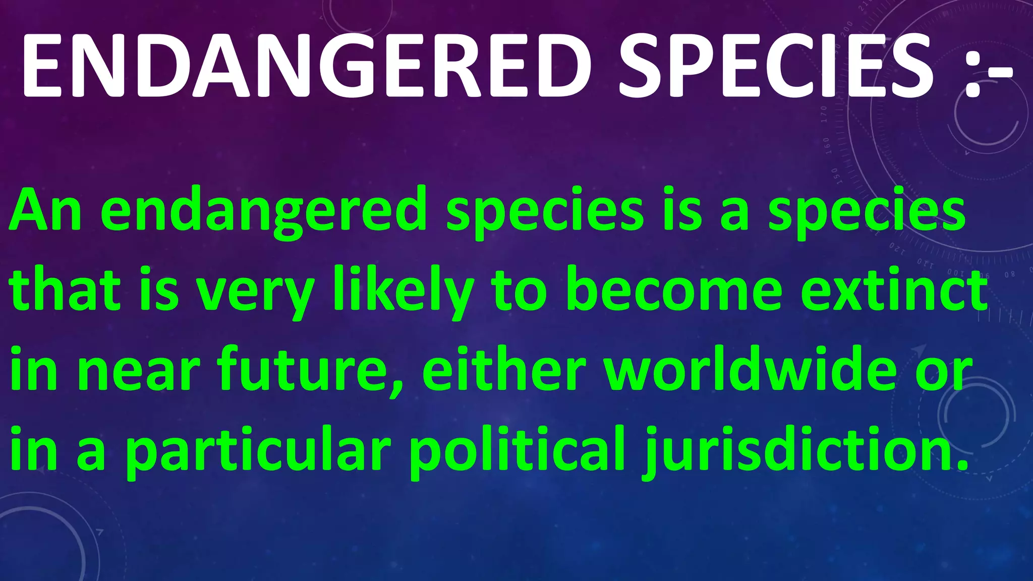 Endangered and Extinct animals For Class 4 And 5 | PPTX