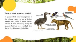 Endangered and extinct species in Bangladesh (1).pptx