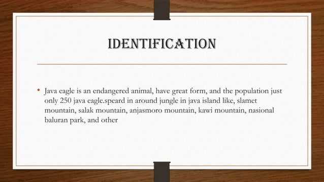 Endangered animal cokorda and cyril(descriptive text) | PPTX