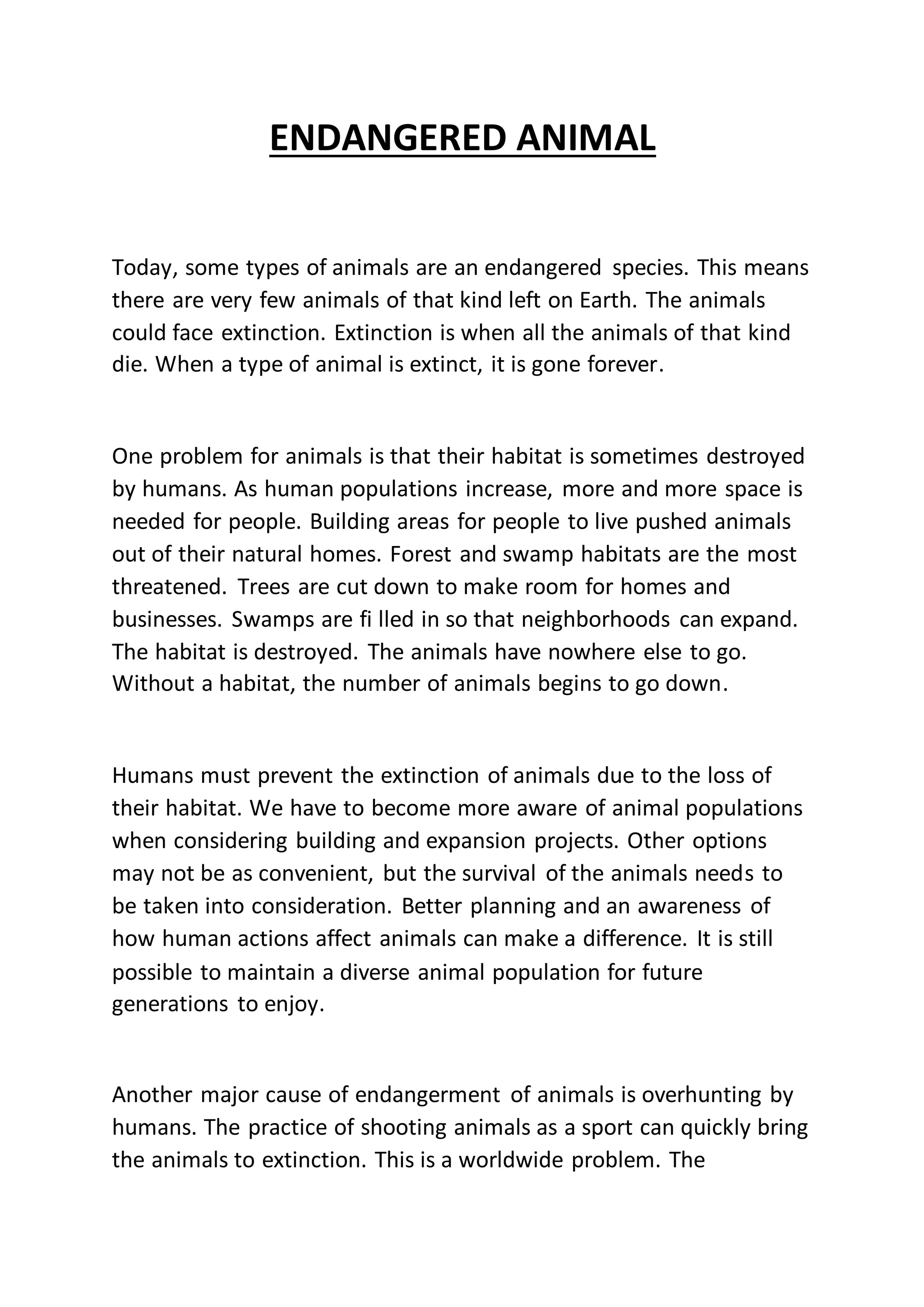 endangered animal essay.docx