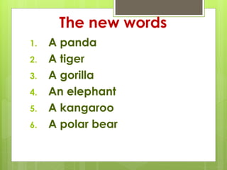 Endangered animals | PPT