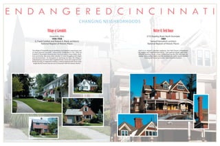 Endangered Cincinnati Poster Series | PDF