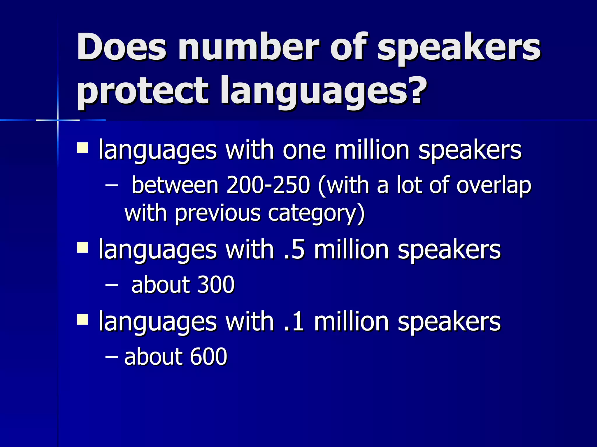 Endangered languages | PPT