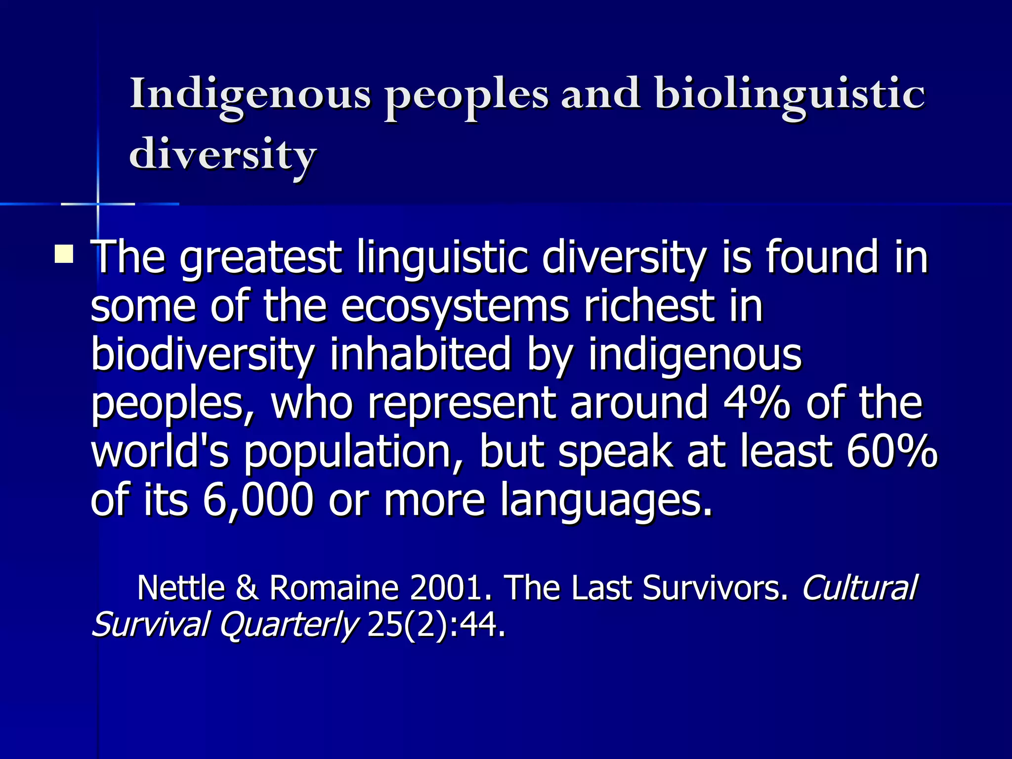 Endangered languages | PPT