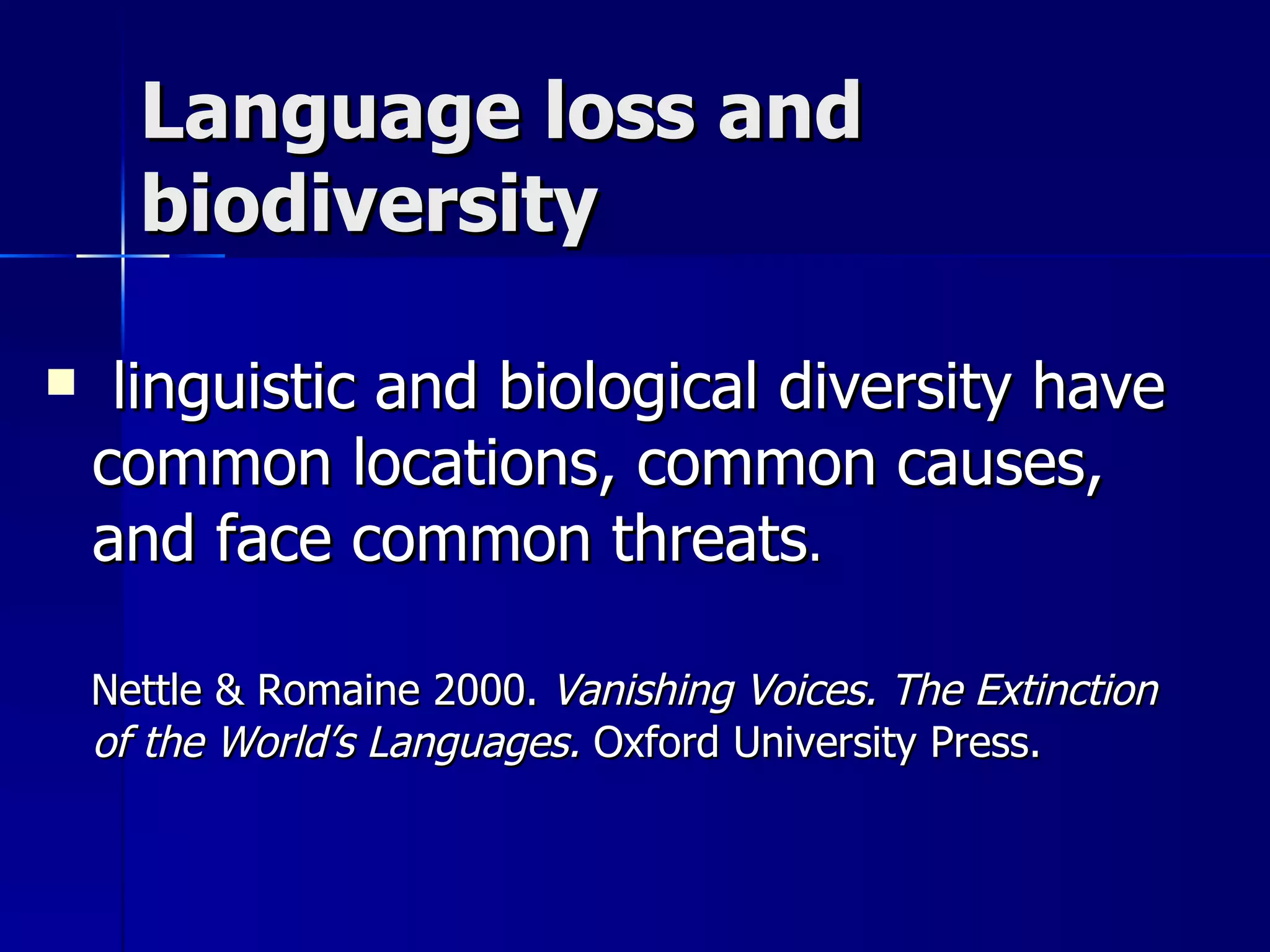 Endangered languages | PPT