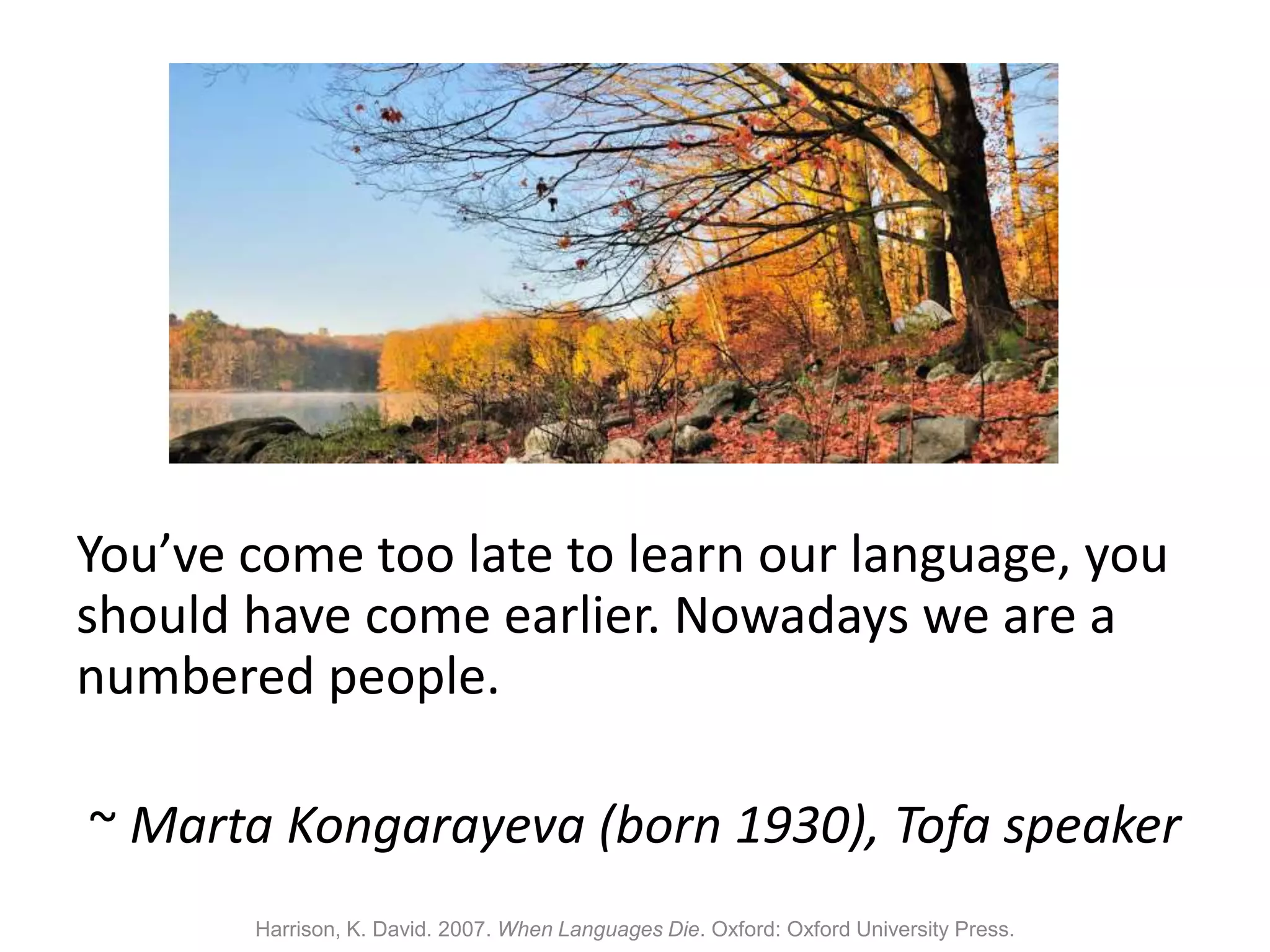 Endangered languages | PPTX