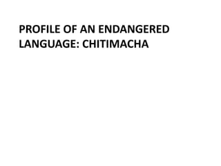 Endangered languages | PPTX