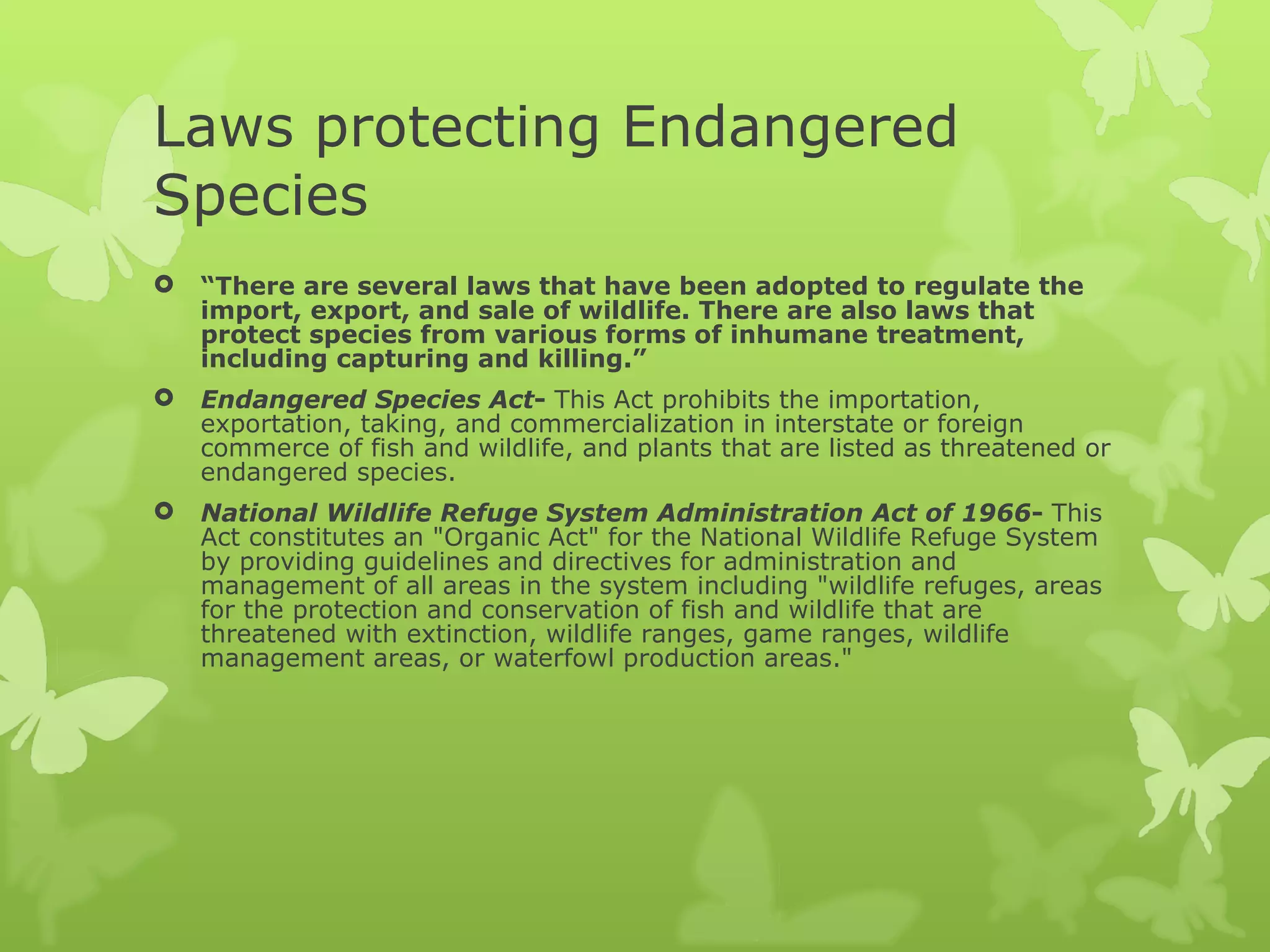 Endangered species | PPT