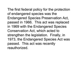 Endangered species | PPT | Birdwatching | Hobbies & Interests