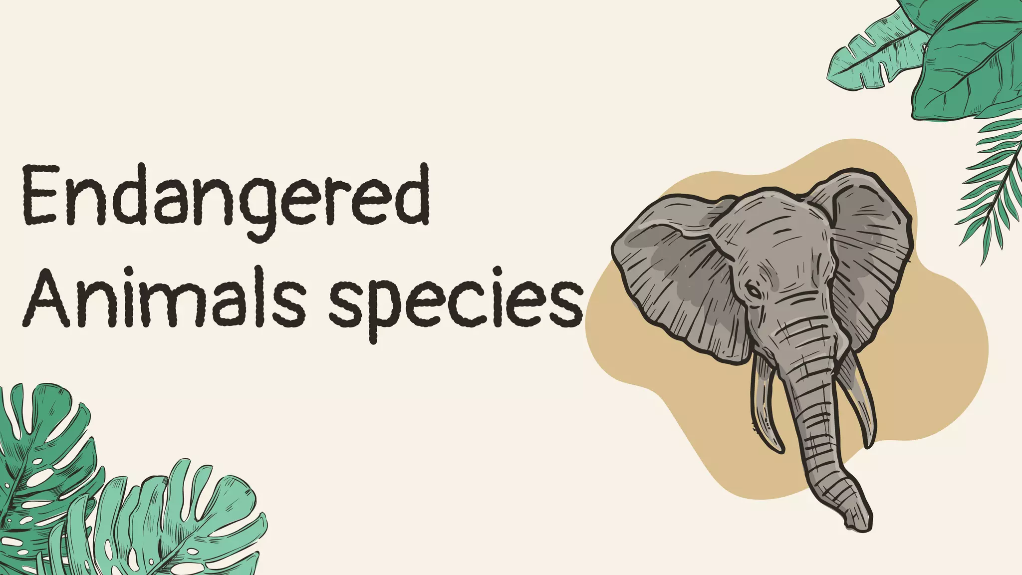 Endangered Species.pdf | Zoos & Aquariums | Attractions