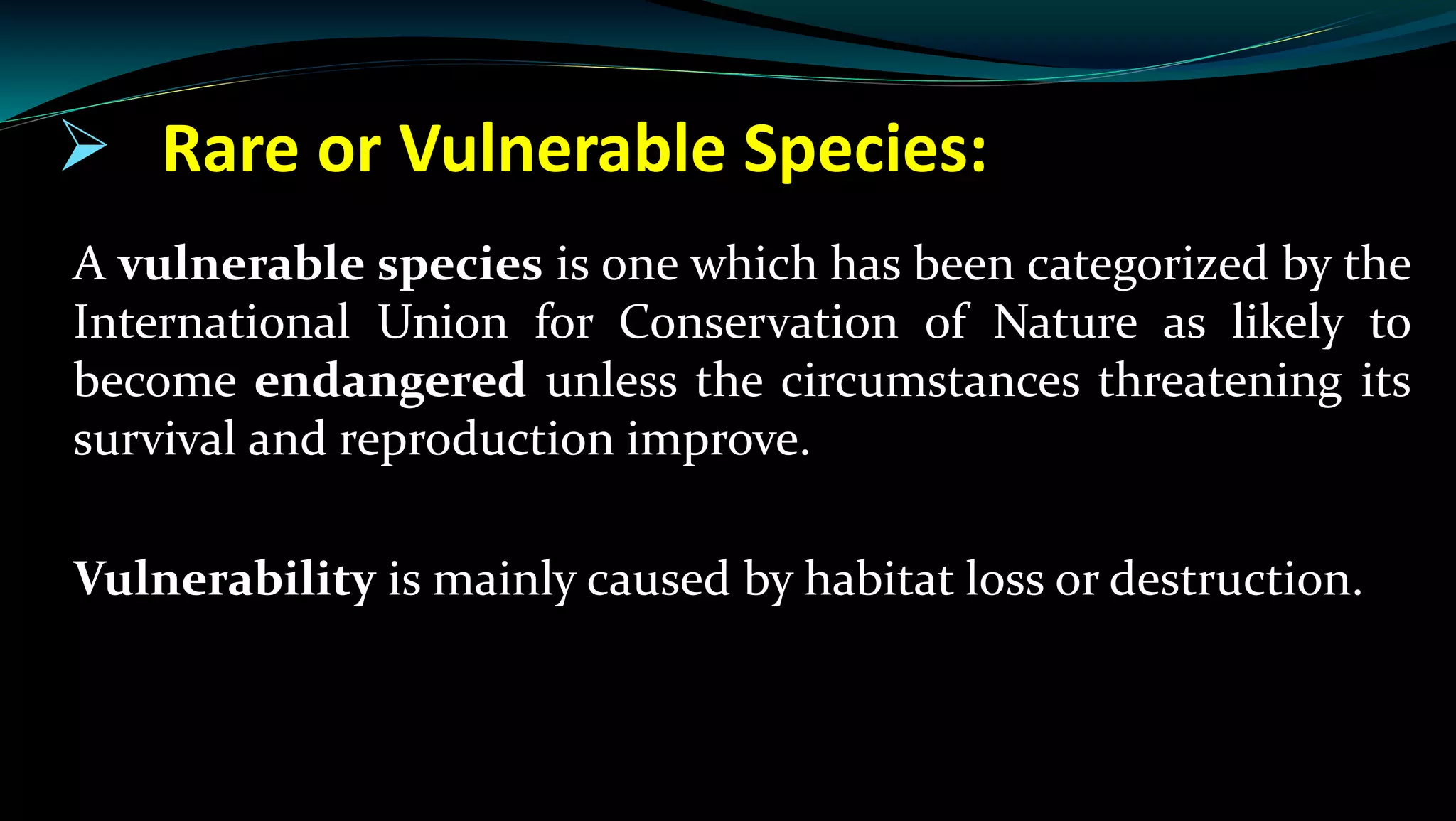 Endangered species of pakistan | PPTX