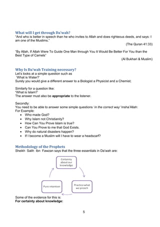 Dawah Training Manual | DOC