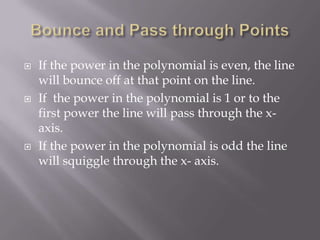 Graphing Polynomials | PPTX | Science