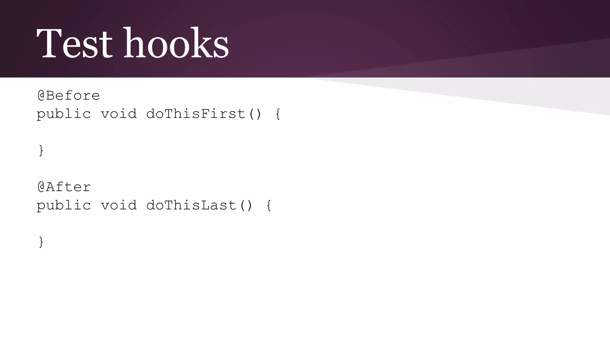 Intro to java test frameworks | PPT