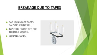 End breakage at ring frame. Ring frame machine breakage | PPTX