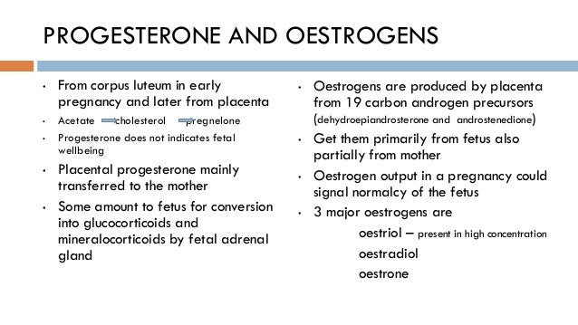 Endcrinological changes during pregnancy