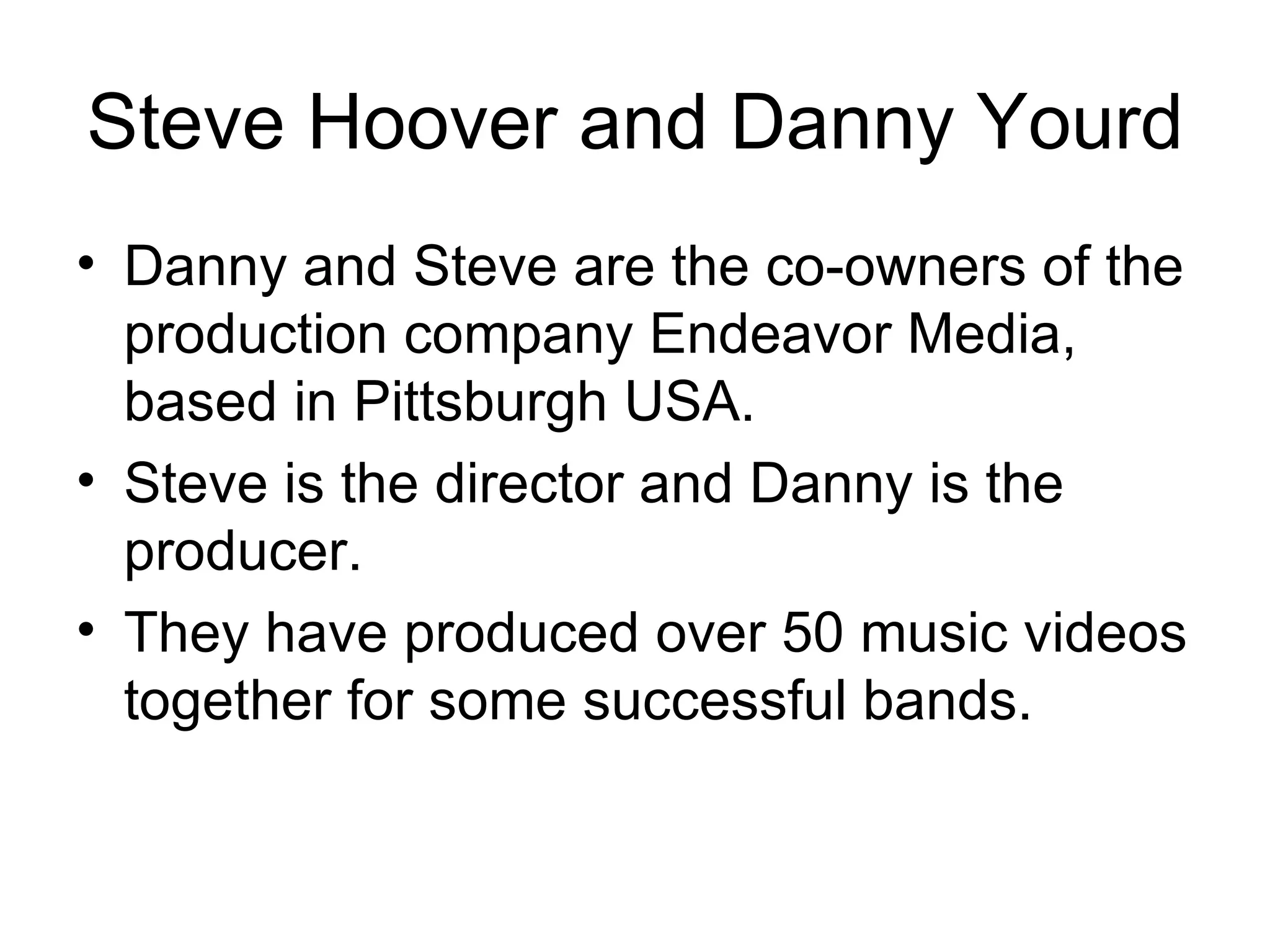 Endeavor Media | PPT