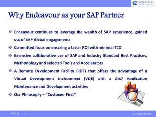 Endeavour corporate profile | PDF