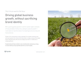 de heus customer story: How de heus optimized their branding and ...