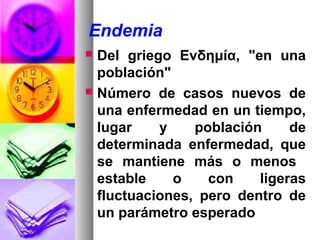 Endemia, epidemia, pandemia | PPT