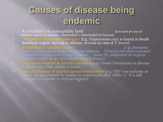 Endemic disease | PPTX